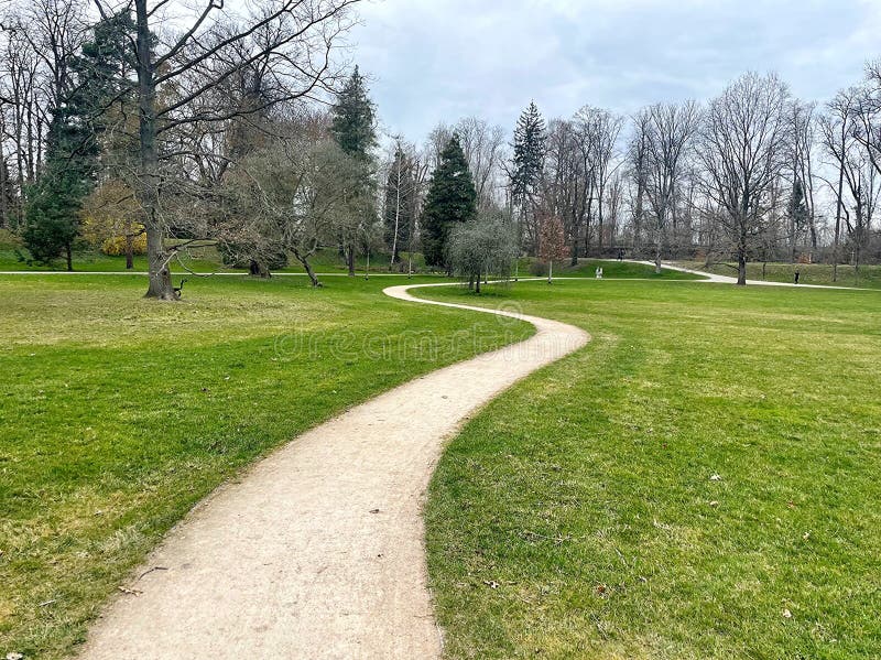 Winding Path Near Massive Rocks. Belogradchik, Vidin Province ...