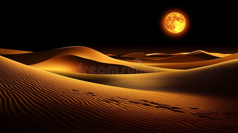 A Winding Path and Visible Footprints on the Sand are Set Against the ...