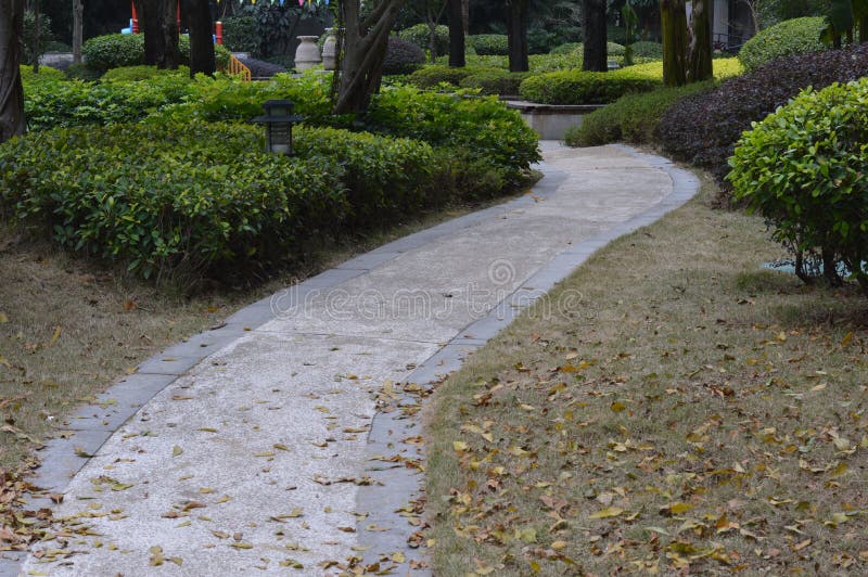 A winding path stock image. Image of bend, path, park - 175362721