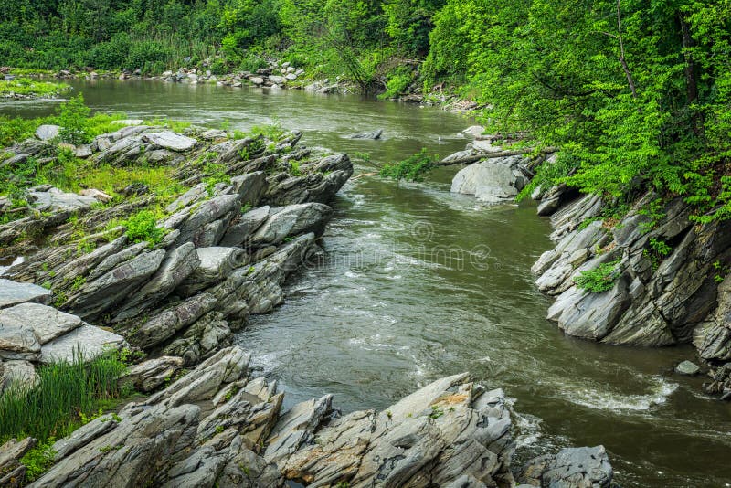 Winding River stock image. Image of vermont, winding - 65674459