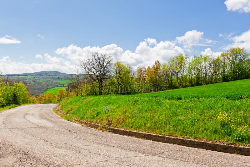Winding Road stock image. Image of chianti, danger, curve - 72092977