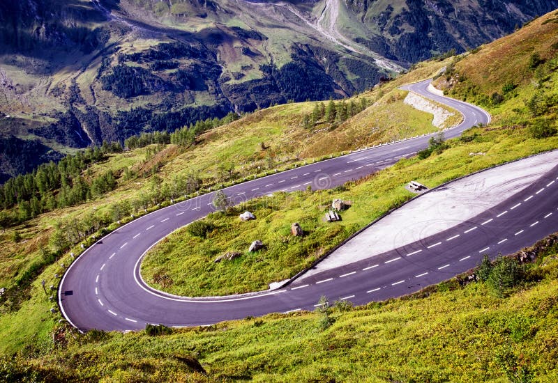 Winding road stock image. Image of angle, shape, horizontal - 45464687