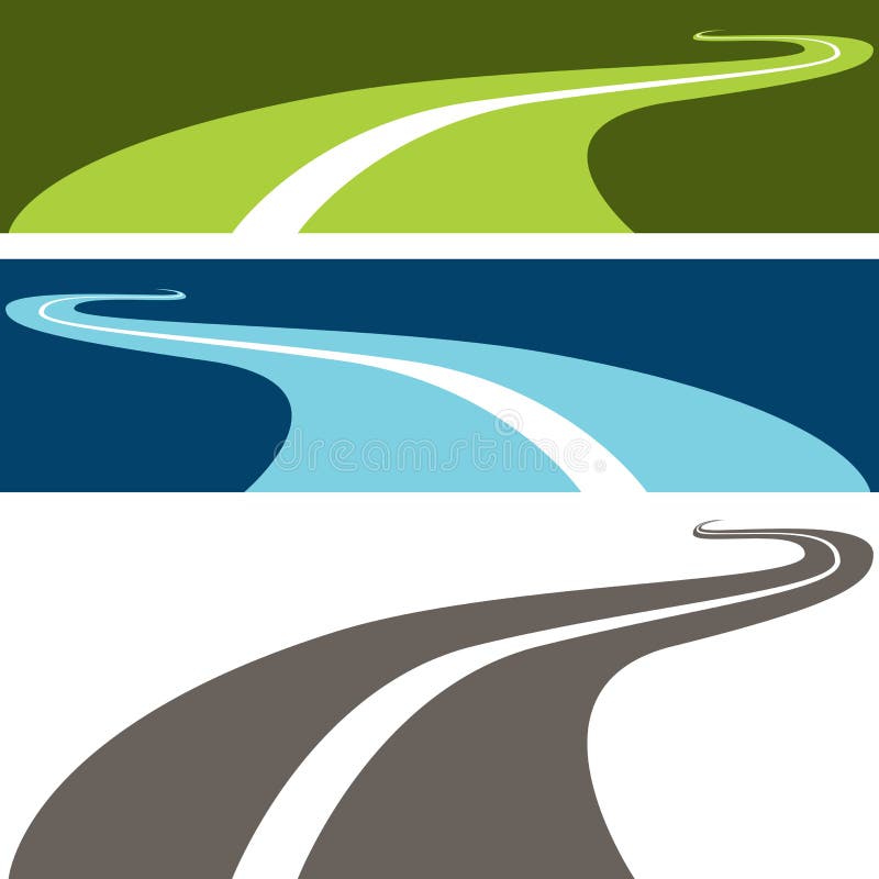 Winding Road Clip Art Stock Illustrations – 257 Winding Road Clip Art ...