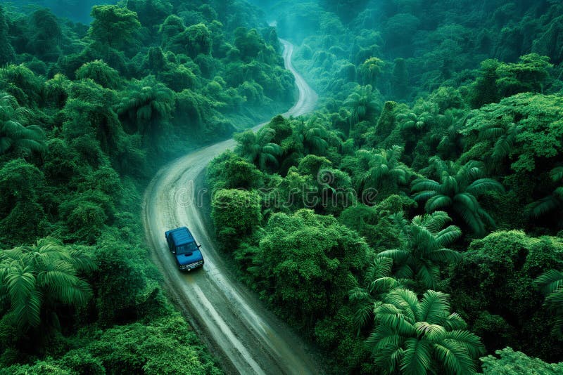 Green Winding Forest Road Stock Illustrations – 3,057 Green Winding ...