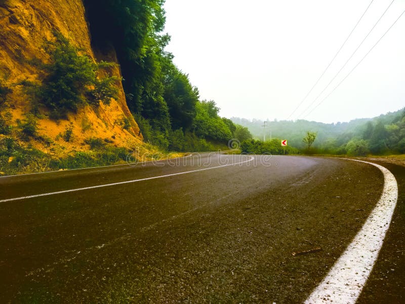 A Winding Road Surrounded by Lush Greenery, Symbolizing Challenges ...