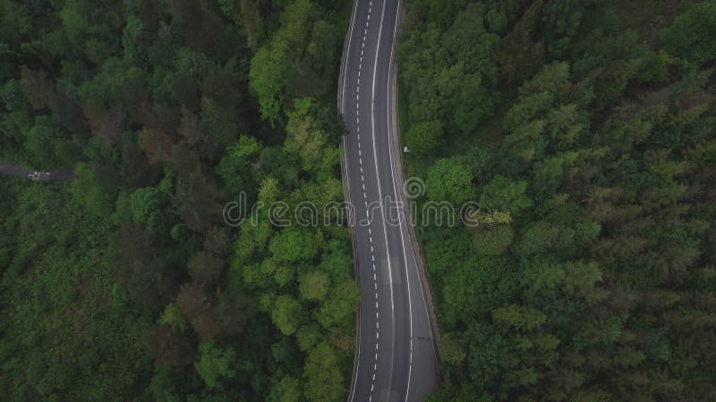Winding Roads from a Bird S Eye View. Top View of a Road in the ...