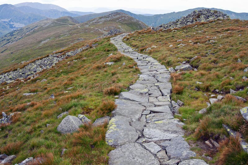 Winding rock trail path stock image. Image of footpath - 72858487