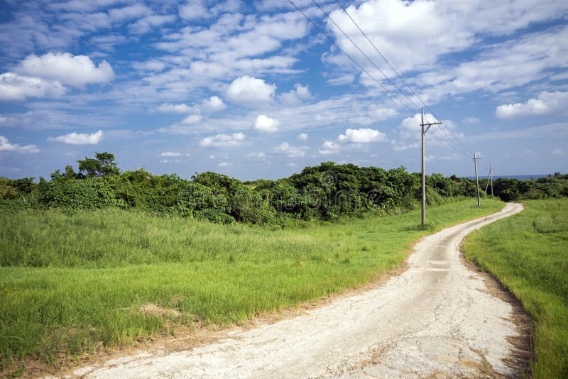 Small Country Road Winding Through The Countryside Stock Image - Image ...