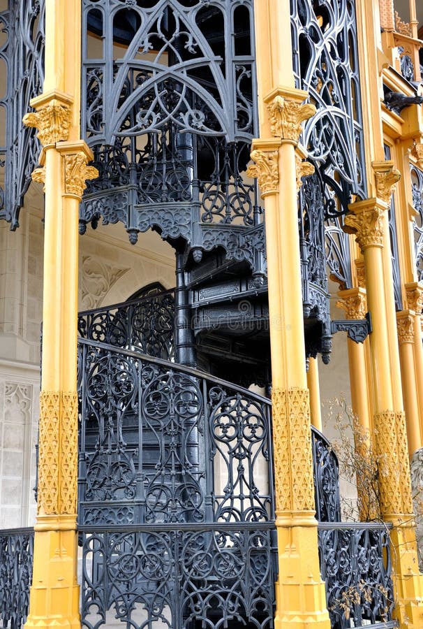 Winding staircase stock image. Image of residential, structure - 13664591