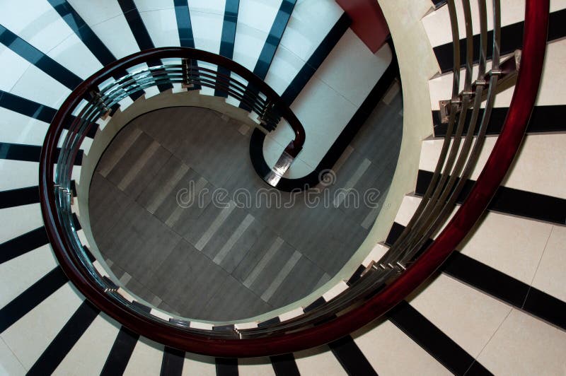 Winding Staircase stock image. Image of carpet, curves - 254333