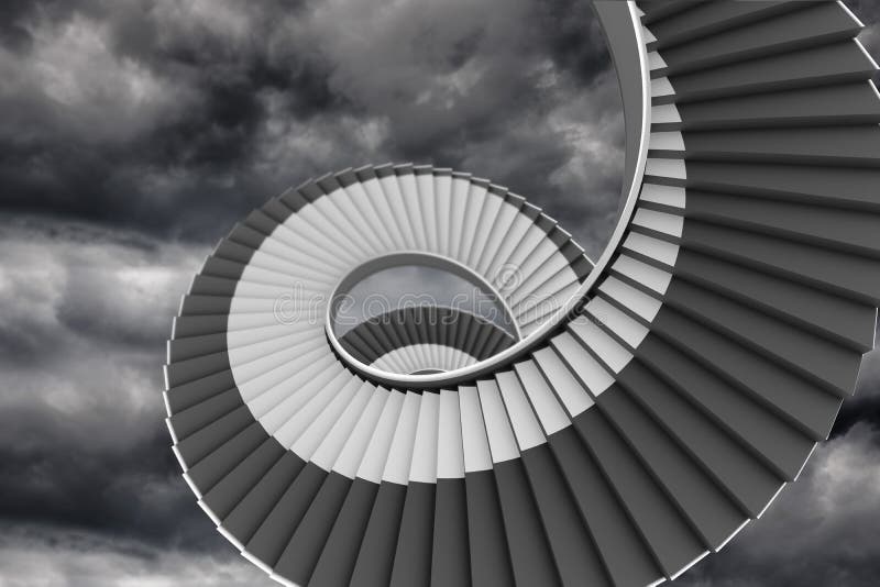 Winding staircase stock image. Image of feeling, infinity - 61271099