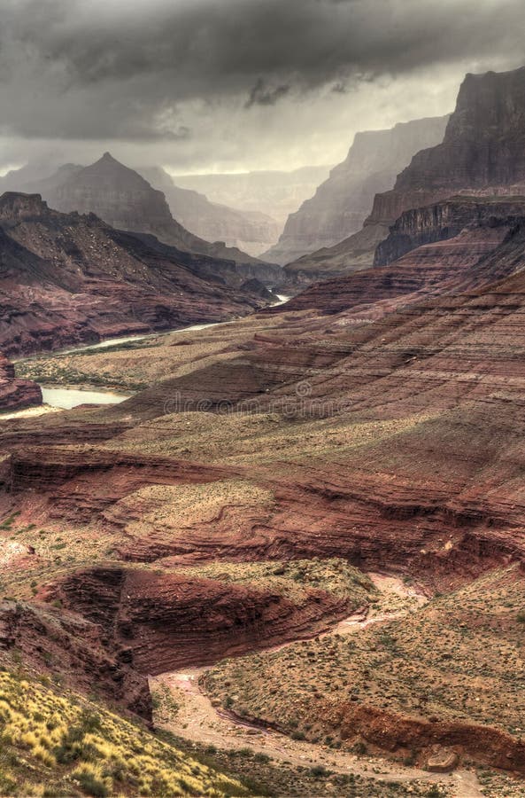 Dramatic Grand Canyon Light Stock Photo - Image of nature, natural ...