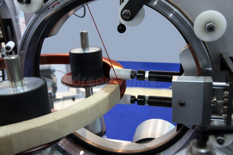 Winding of the Toroidal Coils Stock Photo - Image of roll, cable: 25502510