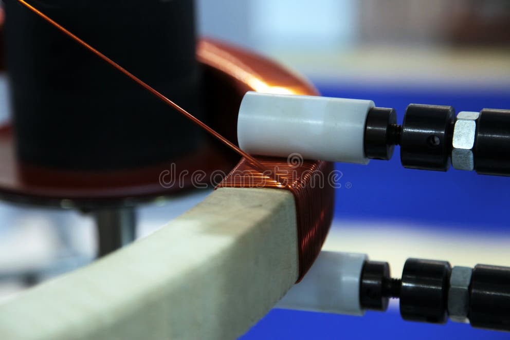 Winding of the Toroidal Coils Stock Photo - Image of roll, cable: 25502516