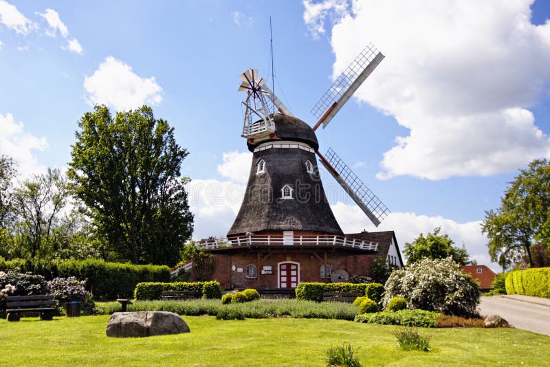 Windmil stock photo. Image of restored, mill, culture - 25139110