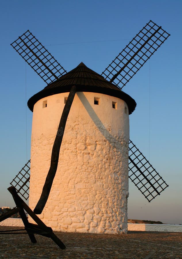 Windmill stock image. Image of real, spain, windmill - 13332323