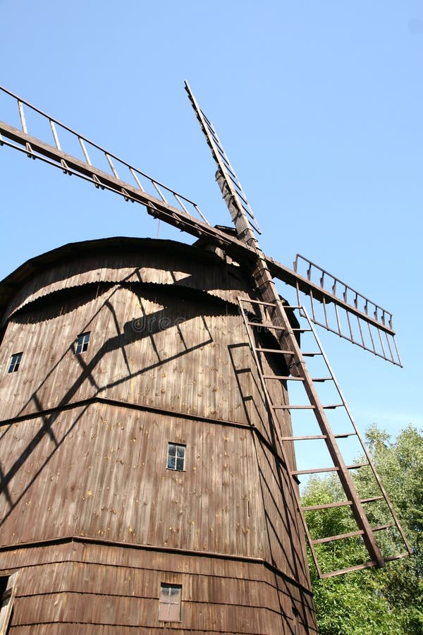 Windmill stock photo. Image of miller, nature, retro - 15735642
