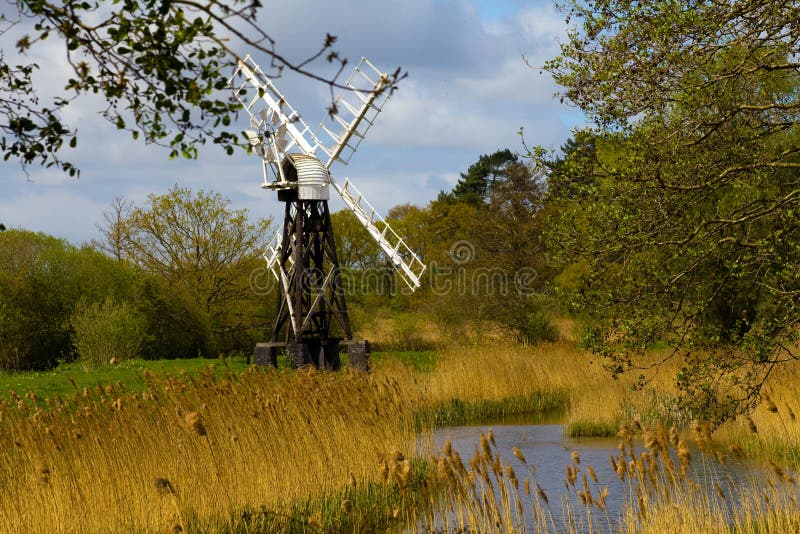 Windmill stock photo. Image of architecture, industry - 15969212