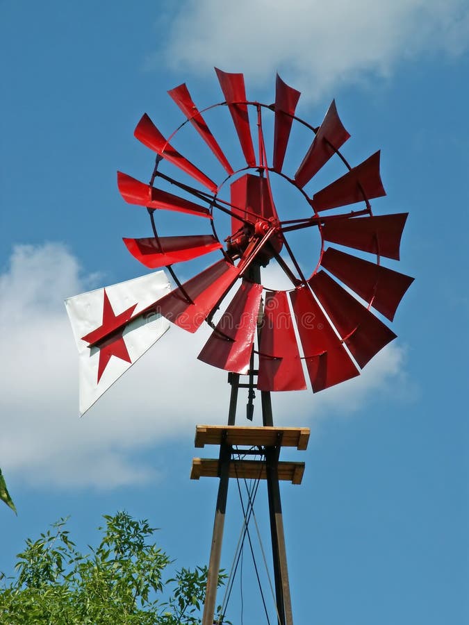 Windmill stock photo. Image of energy, rural, americana - 213340