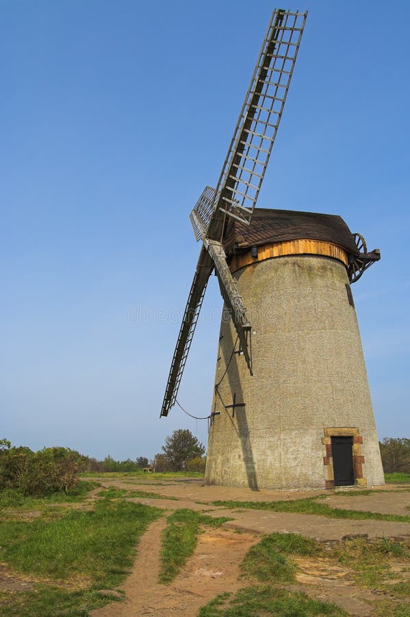 Bidston Windmill, on Bidston Hill in Birkenhead, Wirral, UK Stock Image ...