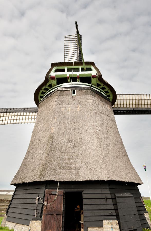 Windmill stock photo. Image of energy, door, brick, aged - 25389086