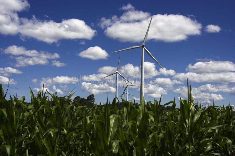 Windmill stock image. Image of watts, harvest, wind, electricity - 2842683