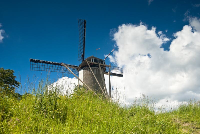 Windmill from the Back stock photo. Image of destination - 10460546