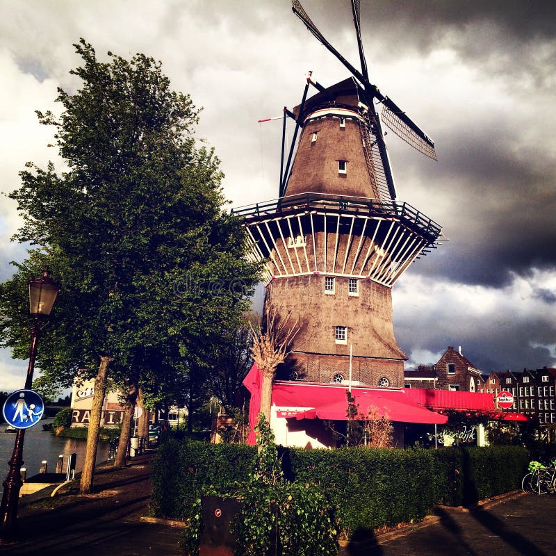 Windmill Bar editorial stock image. Image of beer, netherlands - 136914039