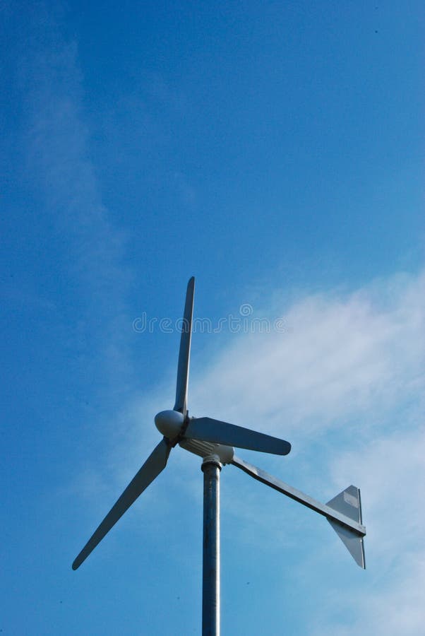 Windmill In Blue Sky Day Picture. Image: 96793644