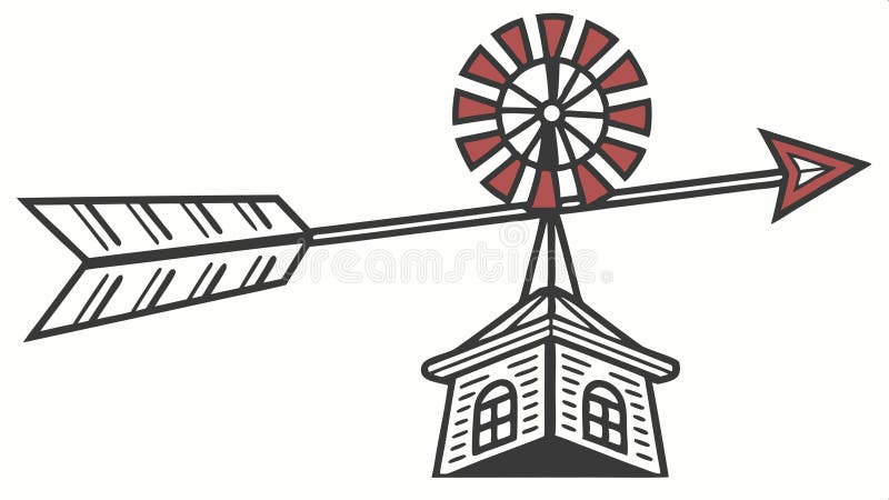 Windmill Building Structure in Landscape Renewable Energy or ...