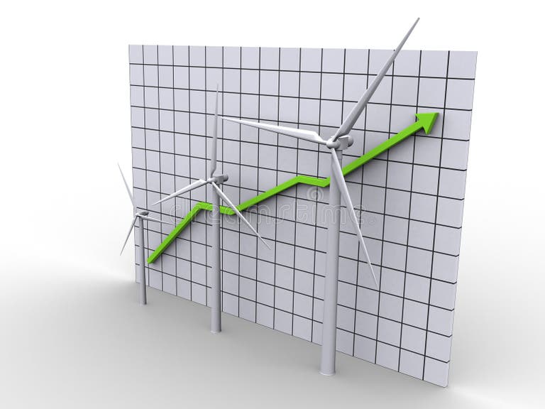 Windmill chart stock illustration. Illustration of electric - 11287656