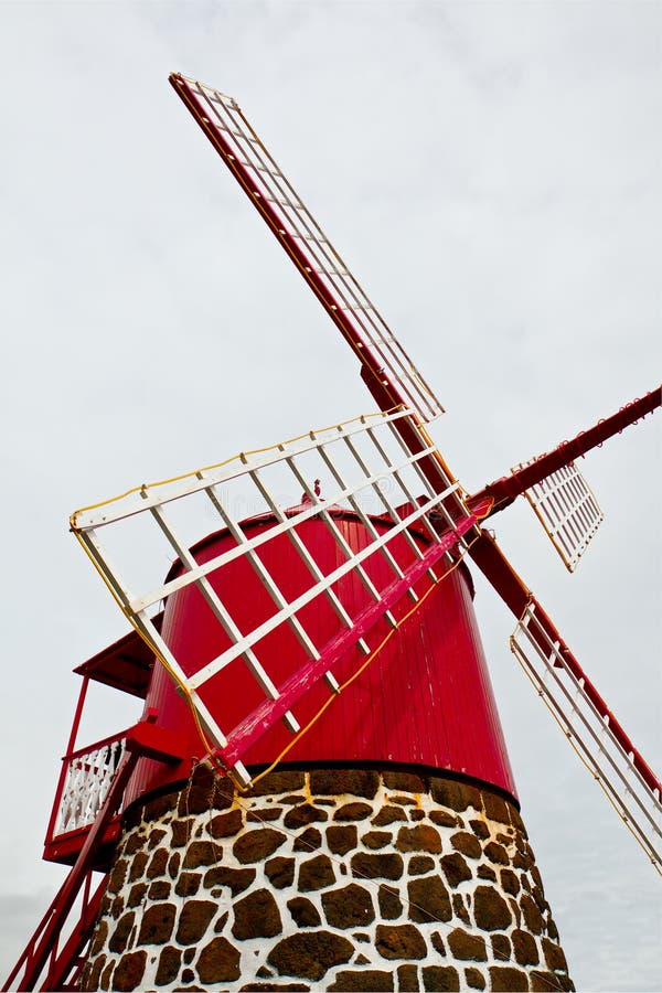 Windmill closeup stock photo. Image of round, summer - 25615310