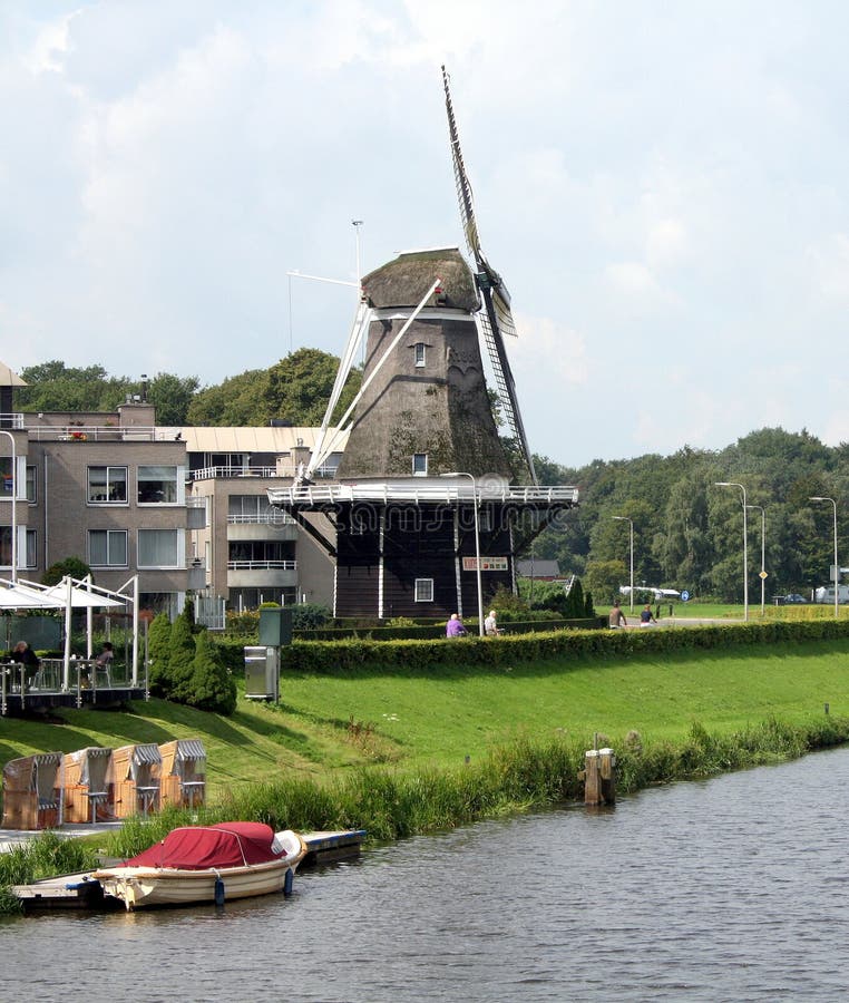 Windmill De Konijnenbelt En Ommen Netherlands Foto editorial - Imagen ...