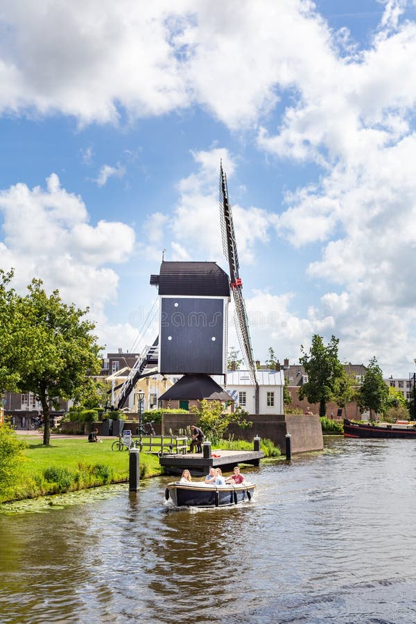 Windmill De Valk Leiden Netherlands Editorial Stock Photo - Image of ...