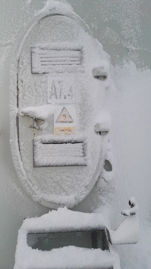 Windmill door stock photo. Image of windmill, snow, cold - 82077778