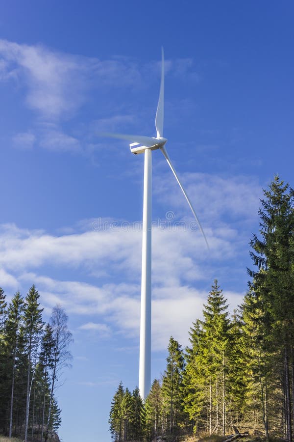 Windmill Electric Power Generator Stock Photo - Image of countryside ...