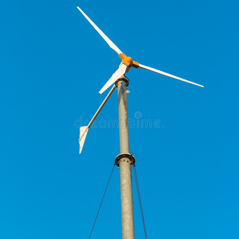 Windmill for Electric Power Production Stock Photo - Image of power ...