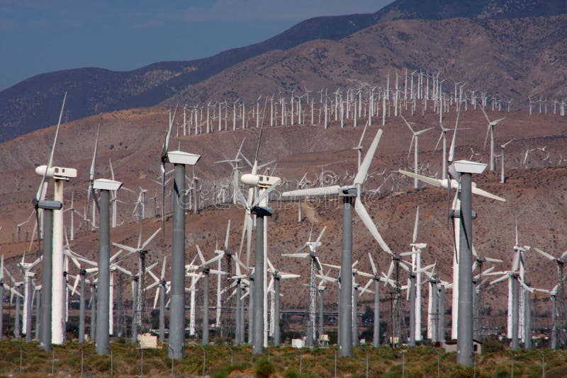 Windmill farm stock photo. Image of generated, environment - 16458780