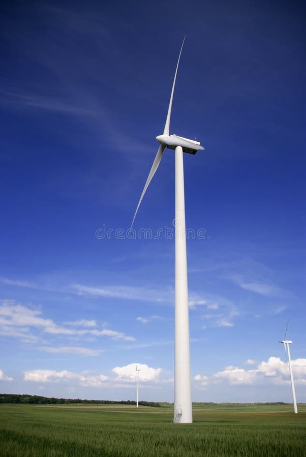Windmill field sky stock photo. Image of speed, strong - 12175798