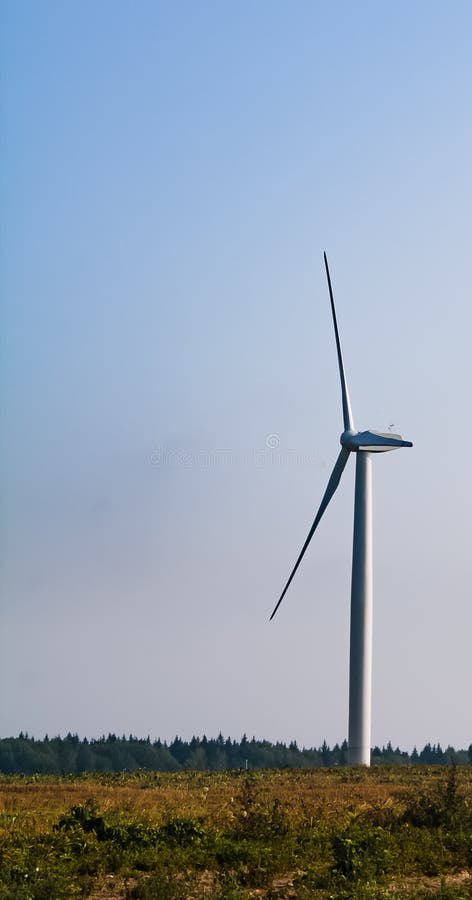 Windmill on field stock photo. Image of road, innovation - 85223386