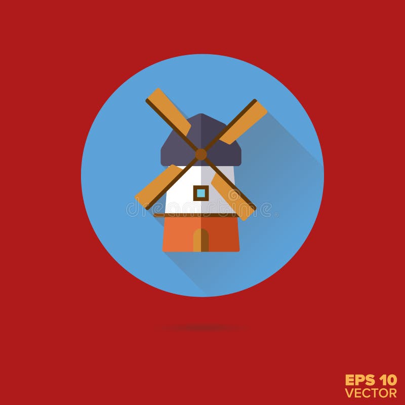 Dutch Windmill Icon Stock Illustrations – 1,426 Dutch Windmill Icon ...