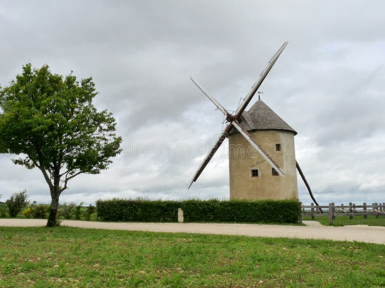 Windmill stock photo. Image of french, france, traditional - 52413542