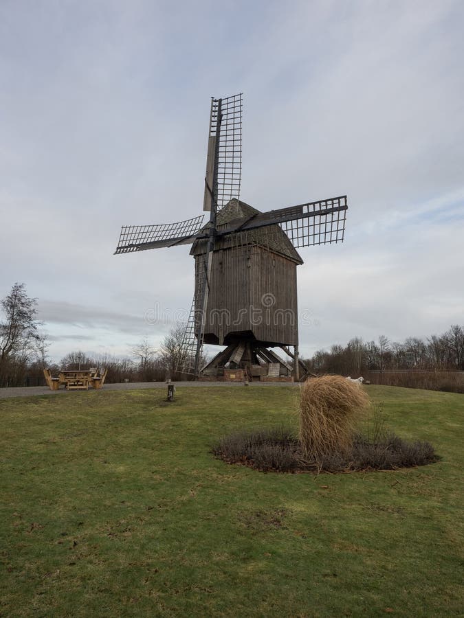 Windmill in germany stock image. Image of weseke, germany - 84541861