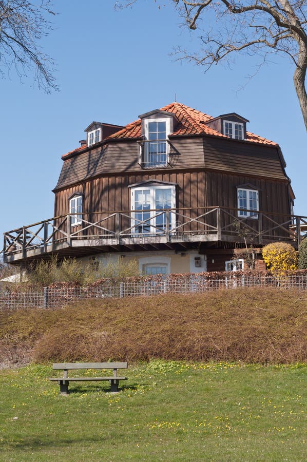 Windmill house stock image. Image of hill, calm, high - 24220171