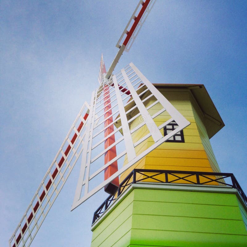 Windmill house stock photo. Image of house, wood, windmill - 46763542