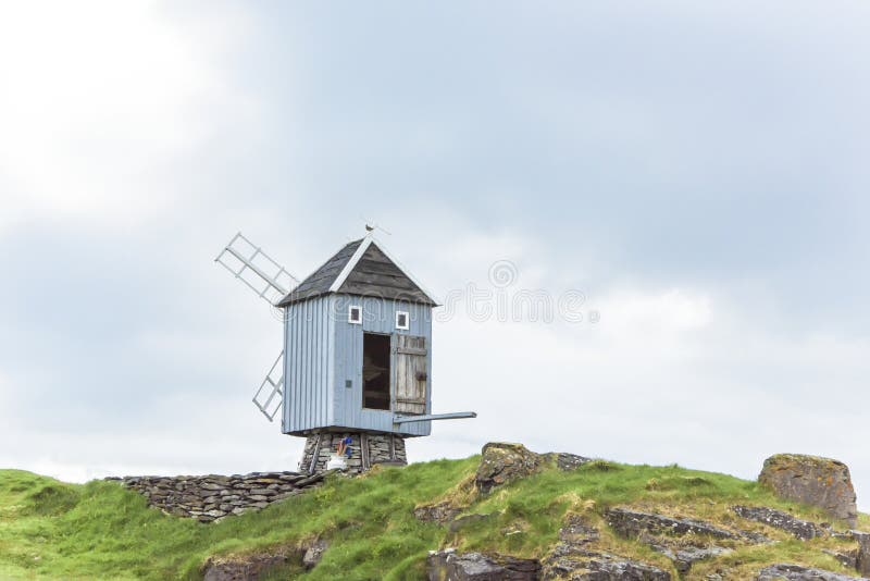 Windmill Iceland stock photo. Image of windmill, outdoor - 57352344