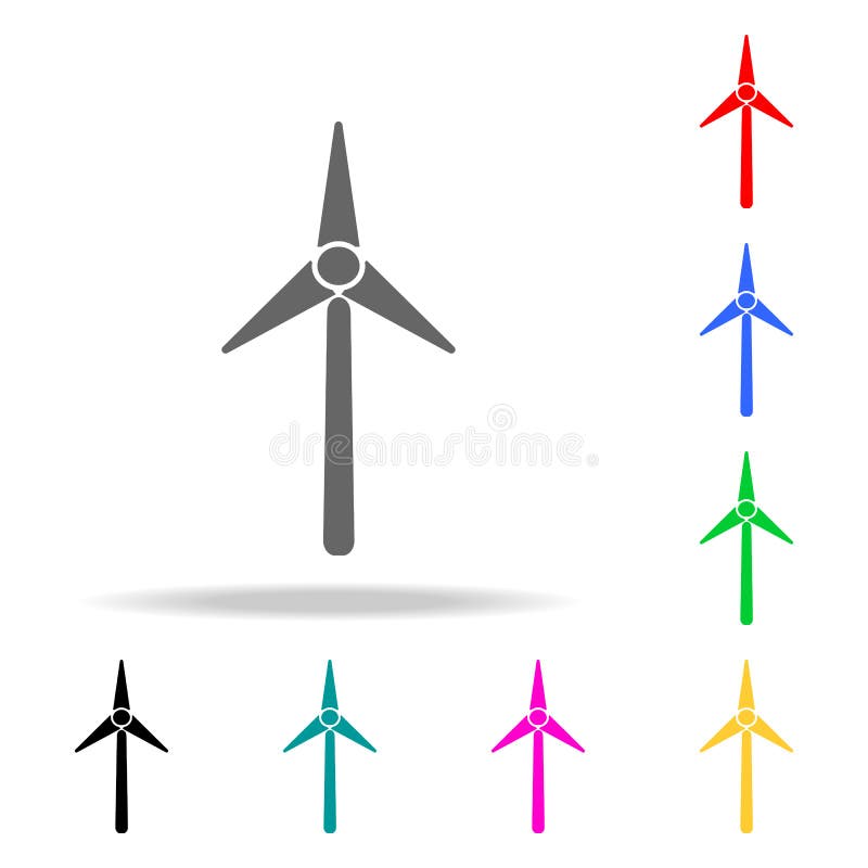 Windmill Colored Icon. Element of Wild West Icon for Mobile Concept and ...