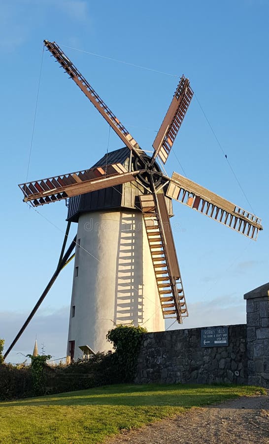 Windmill in Ireland stock image. Image of outdoor, ireland - 14778485