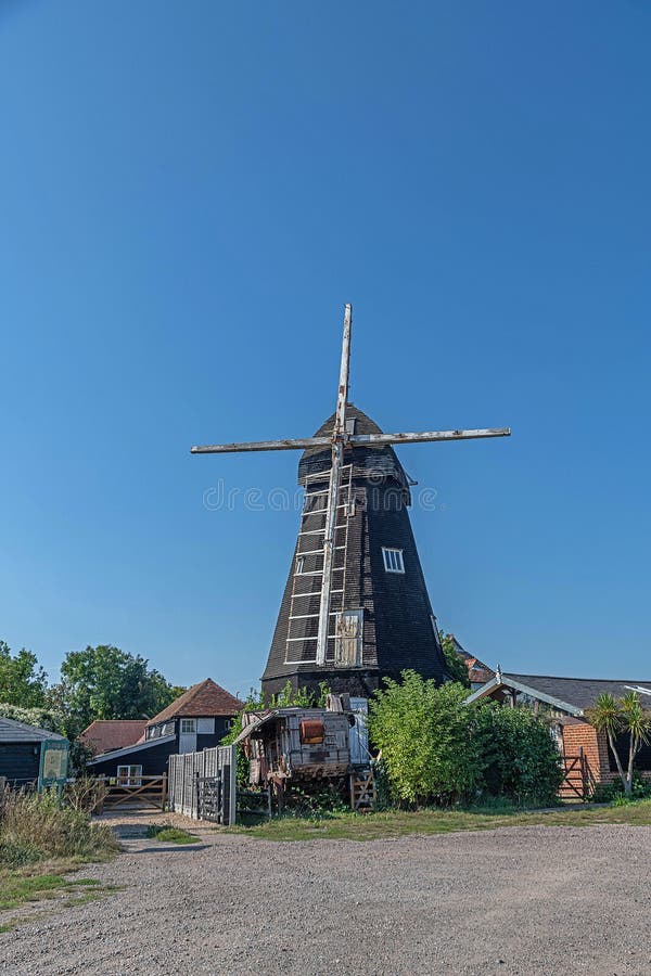 Windmill in the Kent Village of Sarre England Editorial Photo - Image ...