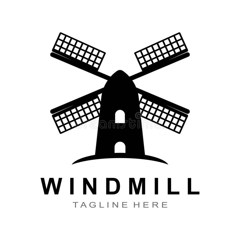 Windmill Logo Stock Illustrations – 10,111 Windmill Logo Stock ...